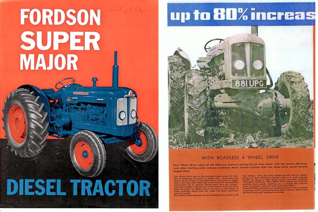 Oldtimer-liefhebber: ‘Fordson Super Major met voorwielaandrijving dun ...