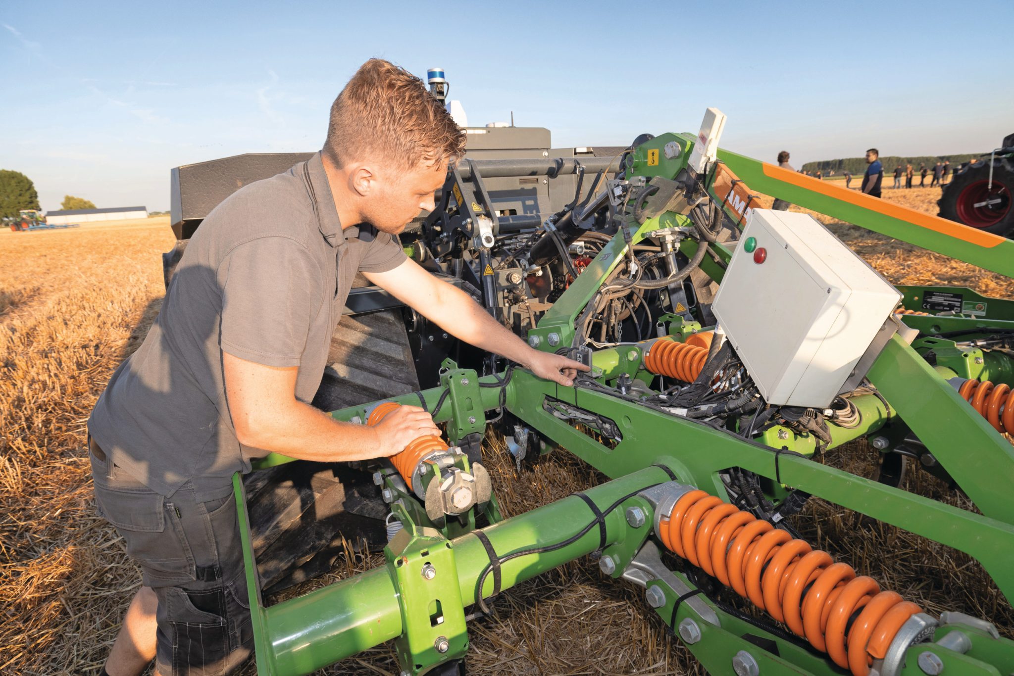 Robot tractor AgBot more autonomous with smart cultivator with AutoTill