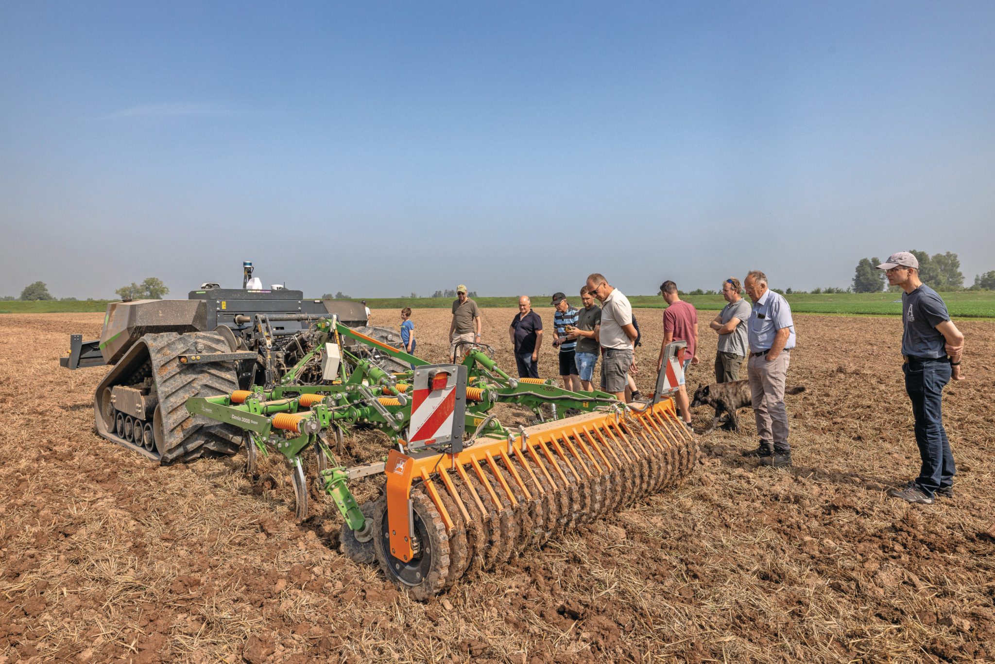 Robot tractor AgBot more autonomous with smart cultivator with AutoTill